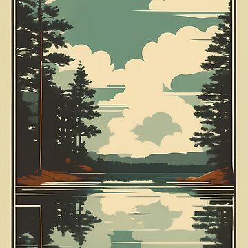 "Mni Sóta Makoce (Minnesota)" Postcard for Sale by LoonSaloon | Redbubble