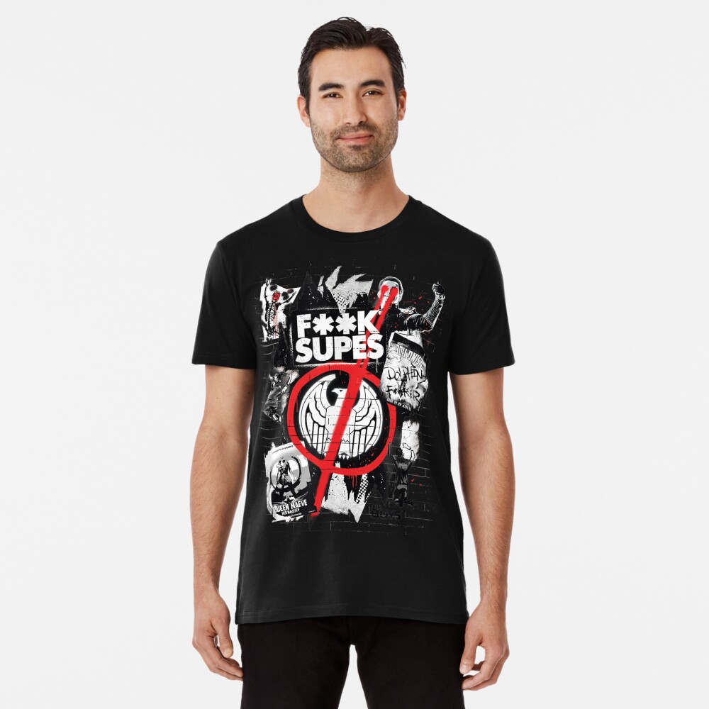 "Anti-Supes Graffiti" Sticker for Sale by hoganpineda | Redbubble