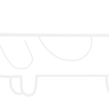 "Invisible hidden long dog" Sticker for Sale by SpaceyKacey91 | Redbubble