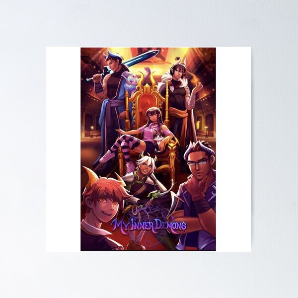 "Aphmau My Inner Demons" Poster for Sale by KarmaaKissed | Redbubble