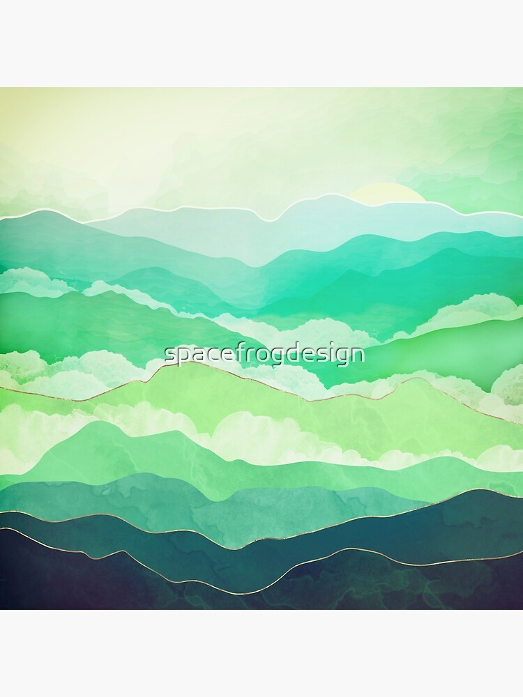 "Emerald Spring" Poster by spacefrogdesign | Redbubble