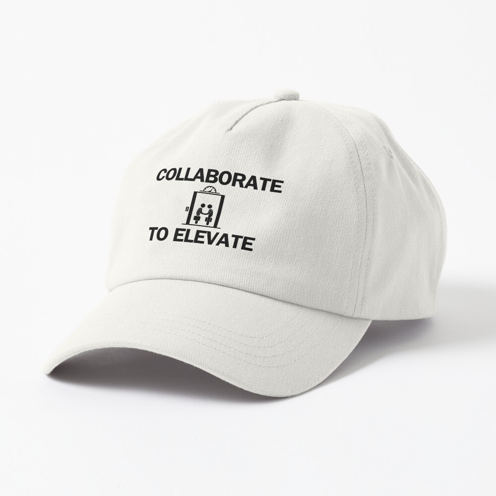 "Collaborate to elevate" Sticker for Sale by Bananobanini | Redbubble