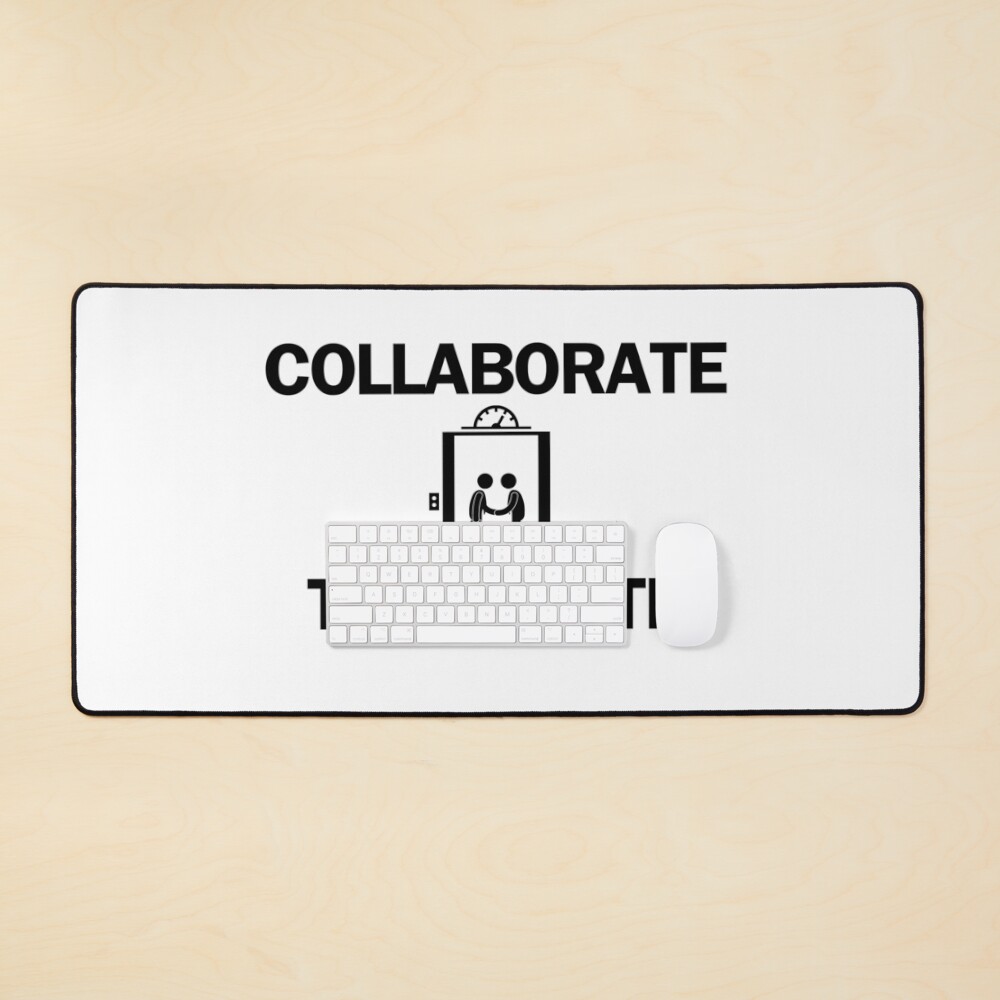 "Collaborate to elevate" Sticker for Sale by Bananobanini | Redbubble