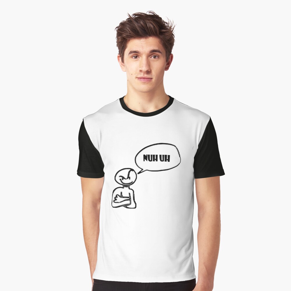 "NUH UH meme" Sticker for Sale by Shrewd-Mood | Redbubble