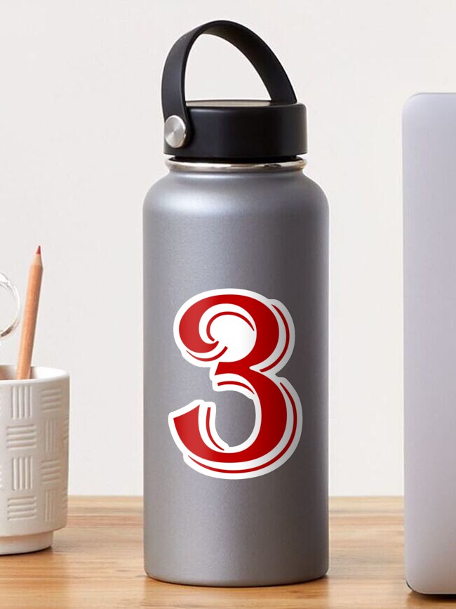 "Number three 3" Sticker by Joseph-design | Redbubble
