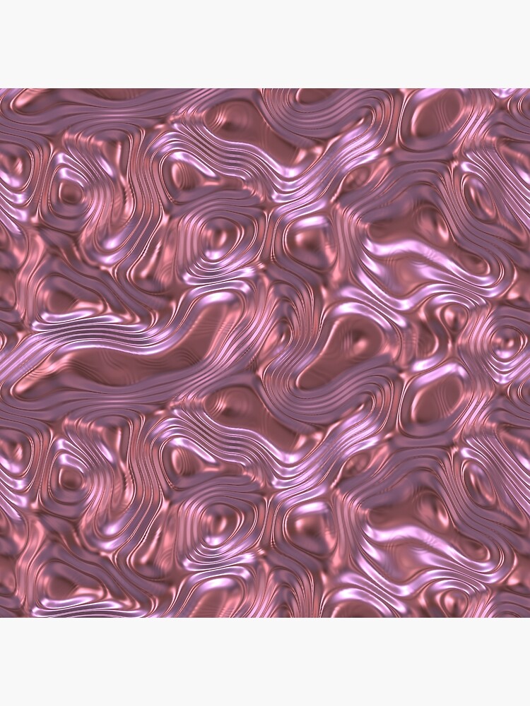 "Rose Pink Liquid Metal Texture" Poster by textures-store | Redbubble