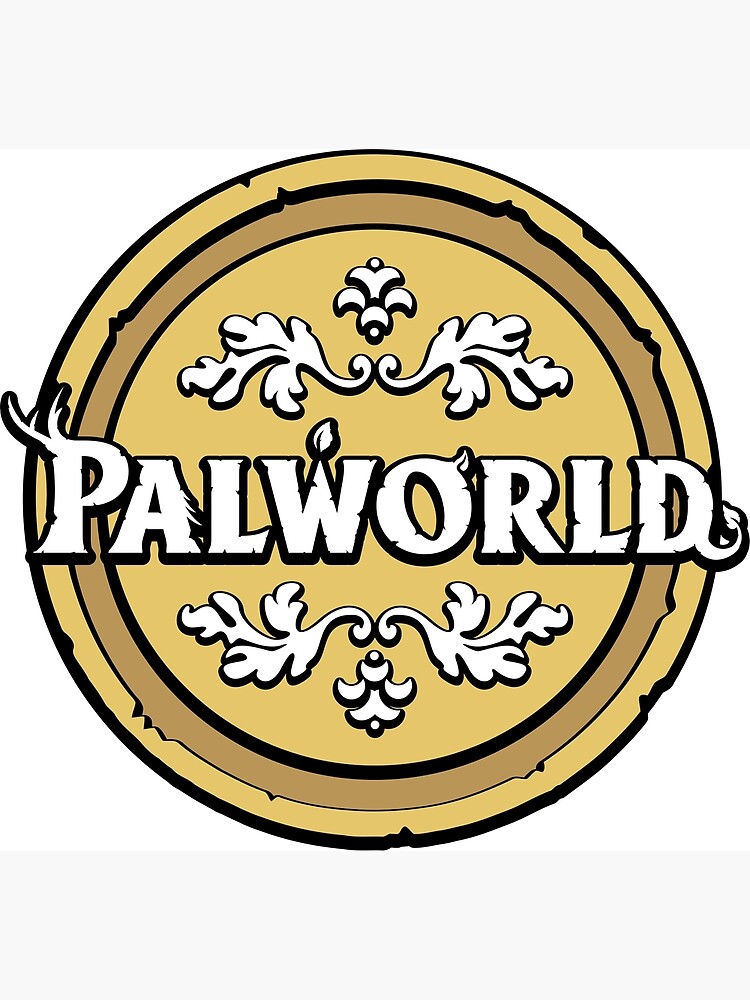 "Palworld Ornate Fan Logo" Poster for Sale by ThomasKadmon | Redbubble