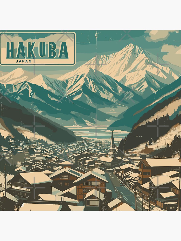 "Hakuba" Sticker for Sale by bihtti | Redbubble