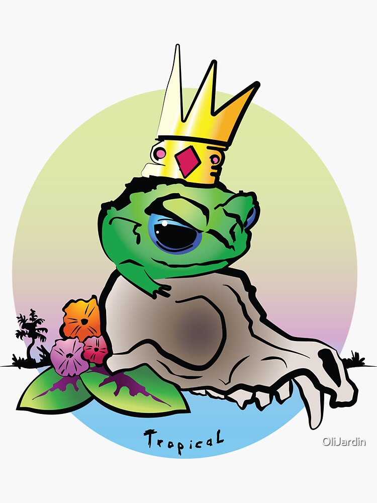 "King toad" Sticker for Sale by OliJardin | Redbubble