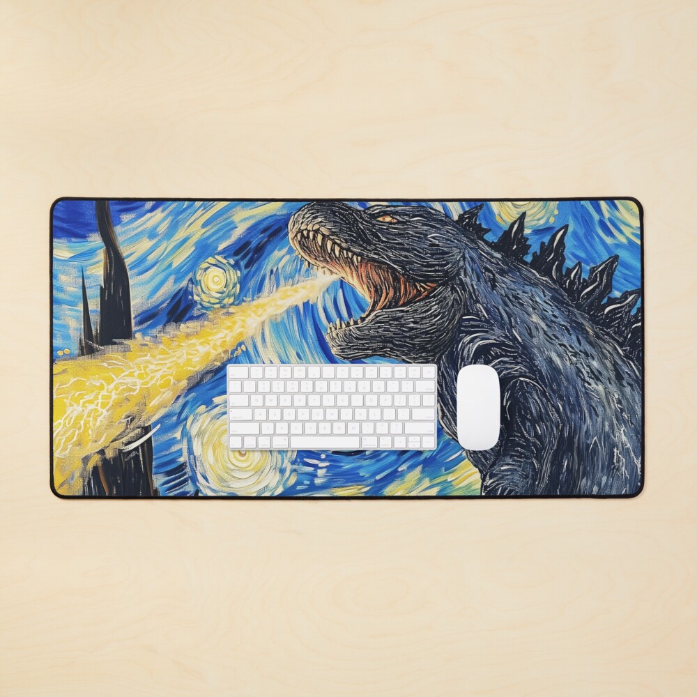 "Vincent Van Gojira, Vincent Van Goghzilla, Godzilla Destroying The ...