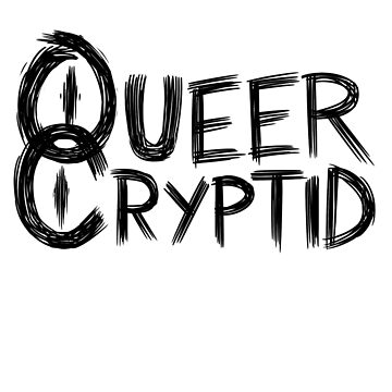 "Queer Cryptid" Sticker for Sale by Al Neun | Redbubble