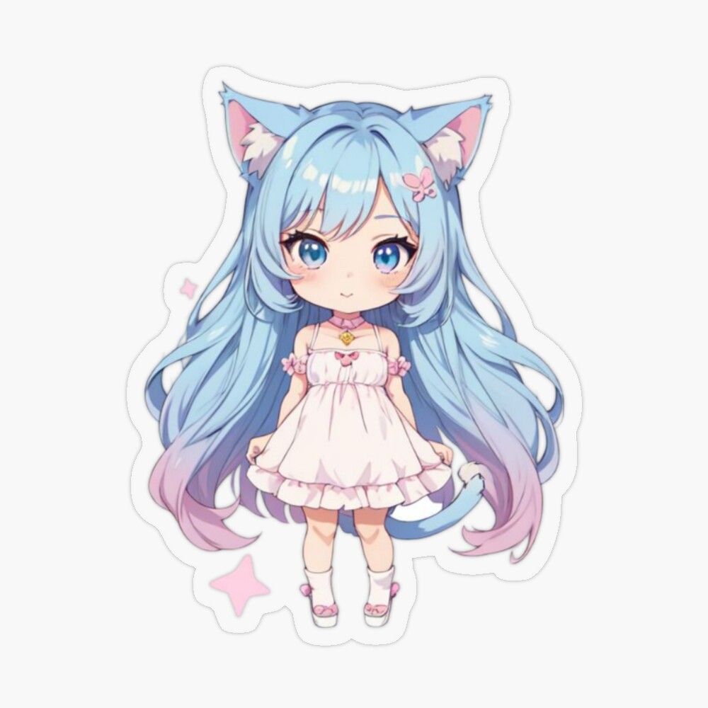 Anime Cat Girl Chibi
