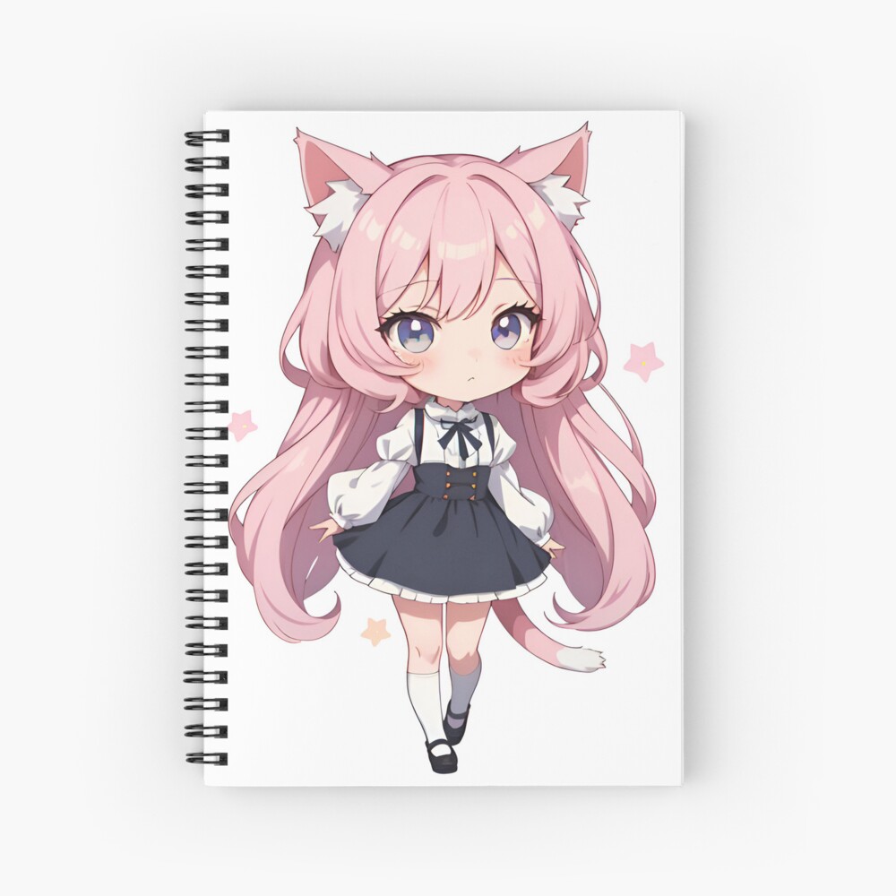 "Kawaii Pastel Chibi Anime Cat Girl" Sticker for Sale by NekoPixels ...