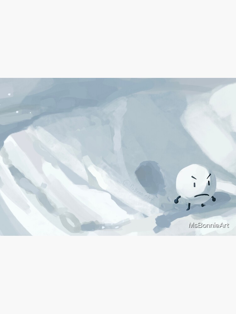 "Snowball BFDI" Sticker for Sale by MsBonnie | Redbubble
