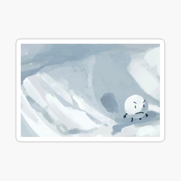 "Snowball BFDI" Sticker for Sale by MsBonnie | Redbubble