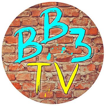 "BB3TV Logo" Sticker for Sale by BB3TV | Redbubble