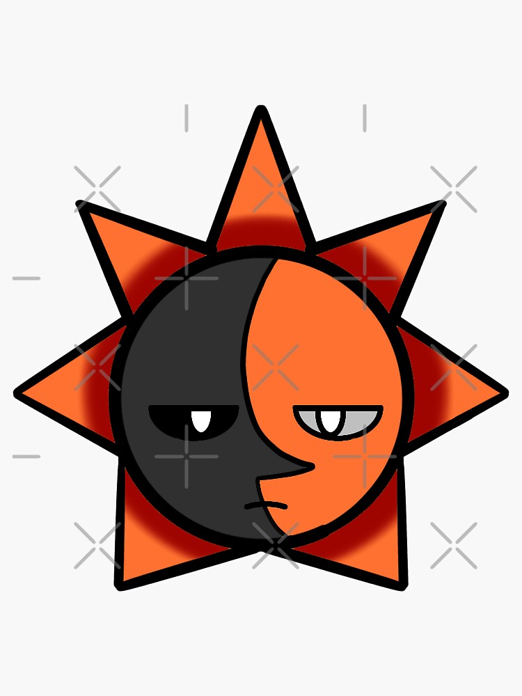 "Eclipse ver. 2" Sticker for Sale by PennyCraft | Redbubble