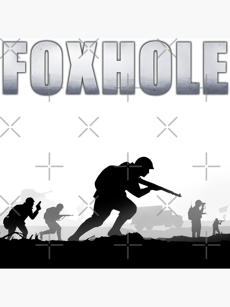 "Foxhole (Logo)" Poster for Sale by BetterDIY | Redbubble