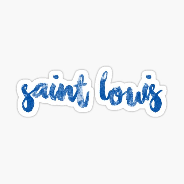 "Saint Louis" Sticker for Sale by maggiekaps | Redbubble