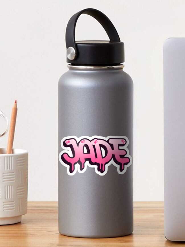 "Graffiti First Name Jade" Sticker by StickyName | Redbubble