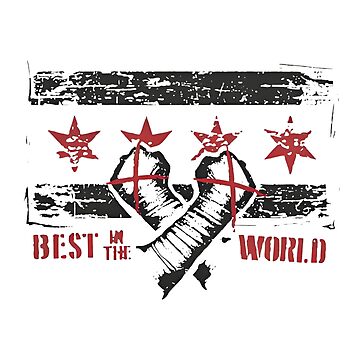 "CM PUNK CHICAGO" Sticker for Sale by stefanyaeliza | Redbubble