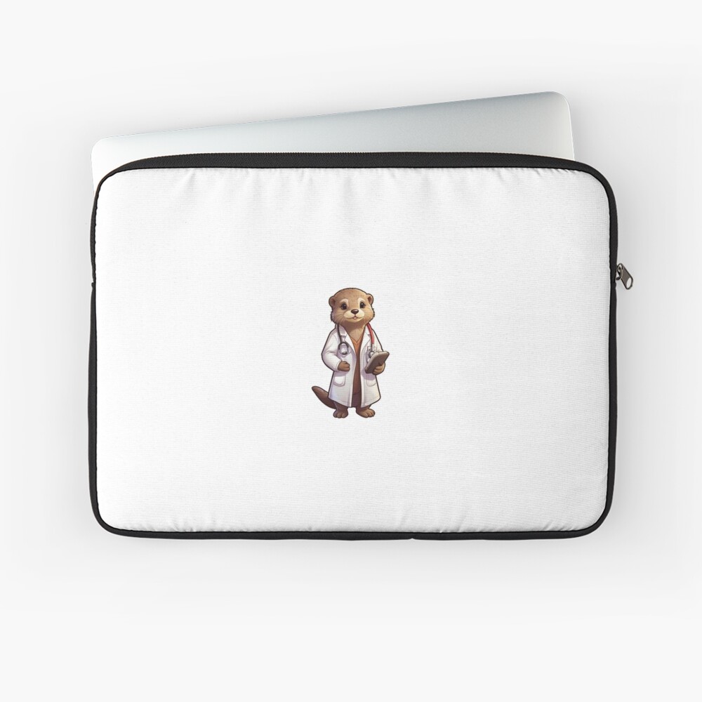 "cute doctor otter" Sticker by Artwithima | Redbubble