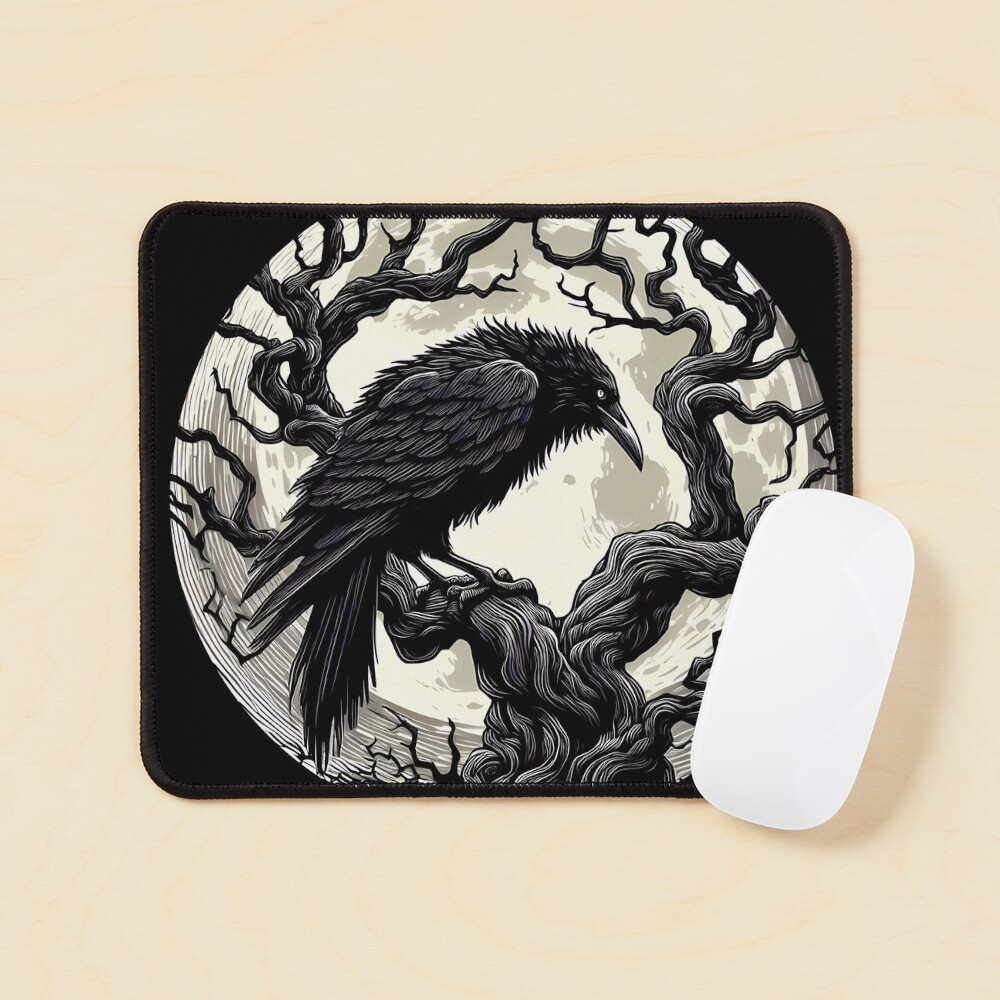 "Circle Crow Logo" Sticker for Sale by ByteyCreatives | Redbubble