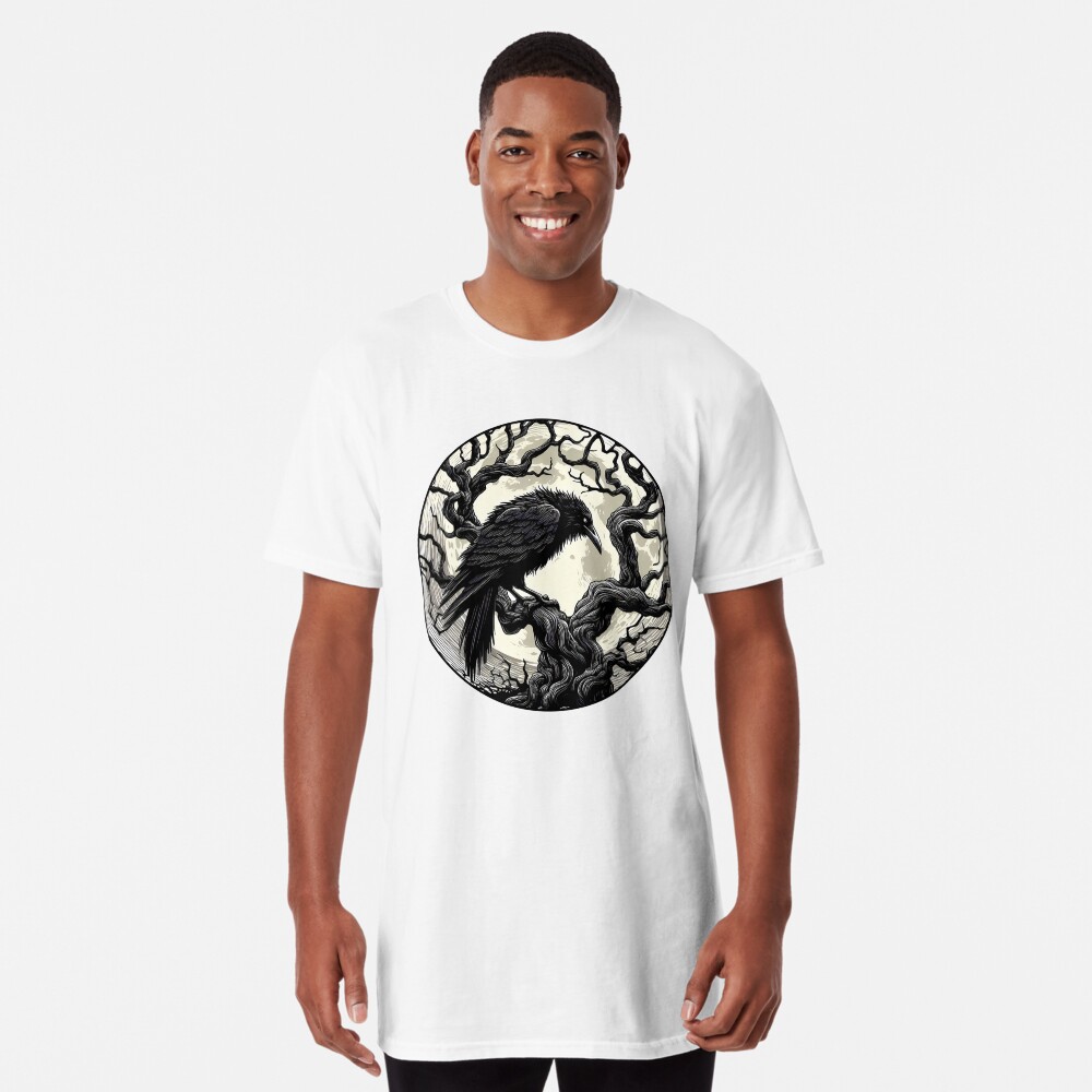 "Circle Crow Logo" Sticker for Sale by ByteyCreatives | Redbubble