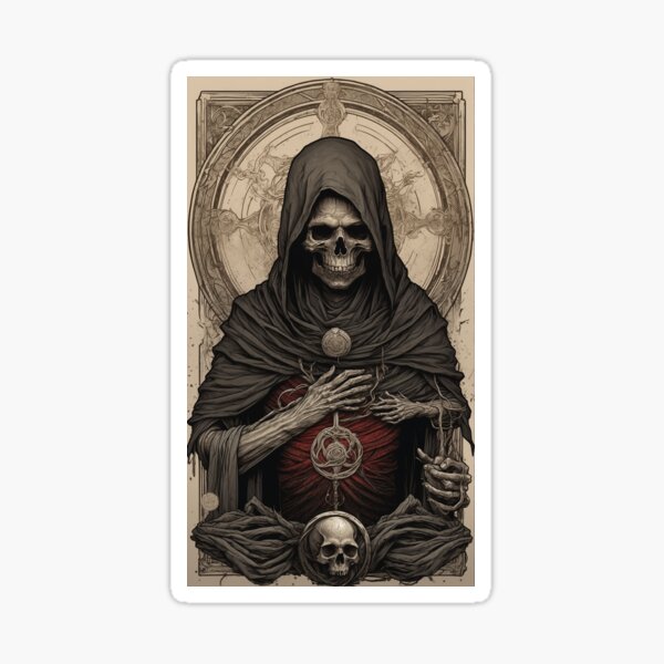 "The Lord Necromancer V4" Sticker for Sale by SimplifyCD | Redbubble