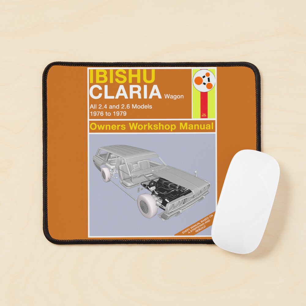 "Ibishu Claria Owners Workshop Manual" Sticker for Sale by KLloydPhotos ...