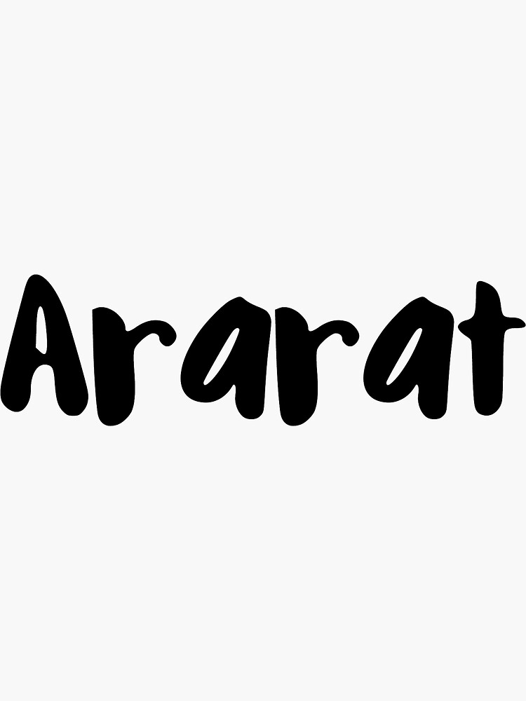 "Ararat" Sticker by FTML | Redbubble
