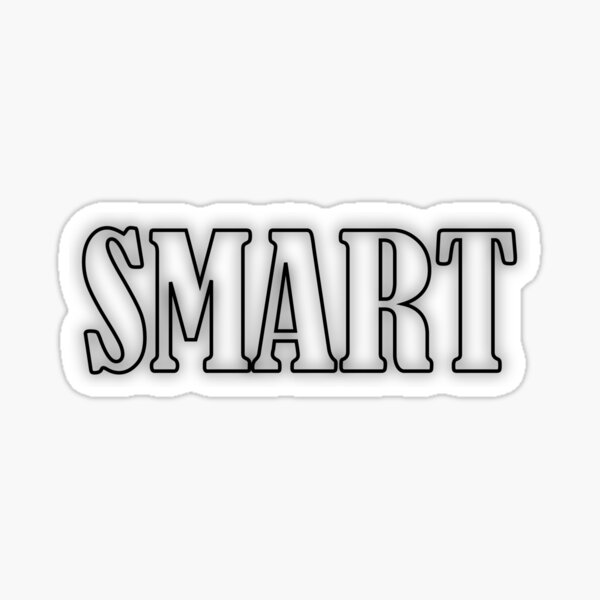 "Neon Smart" Sticker for Sale by Monedesign | Redbubble