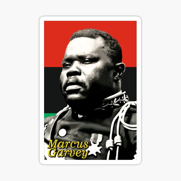 "Marcus Mosiah Garvey, Marcus Garvey, Garvey" Sticker by Tiendaplanista ...