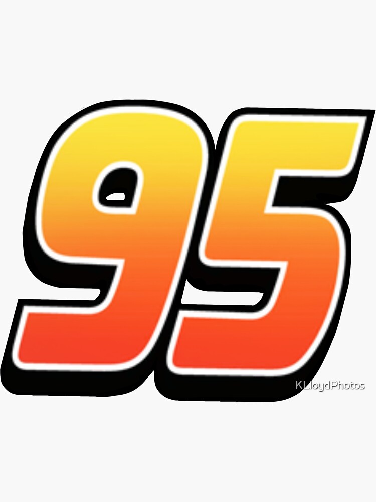 "Mcqueen 95" Sticker for Sale by KLloydPhotos | Redbubble
