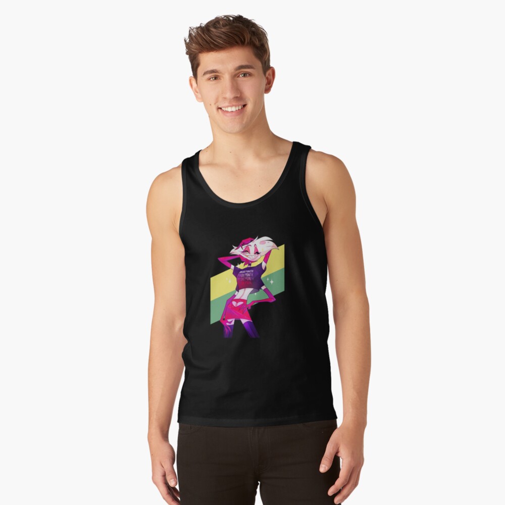 "Hazbin Hotel Angel Dust" Sticker for Sale by Timbo-Johnson | Redbubble