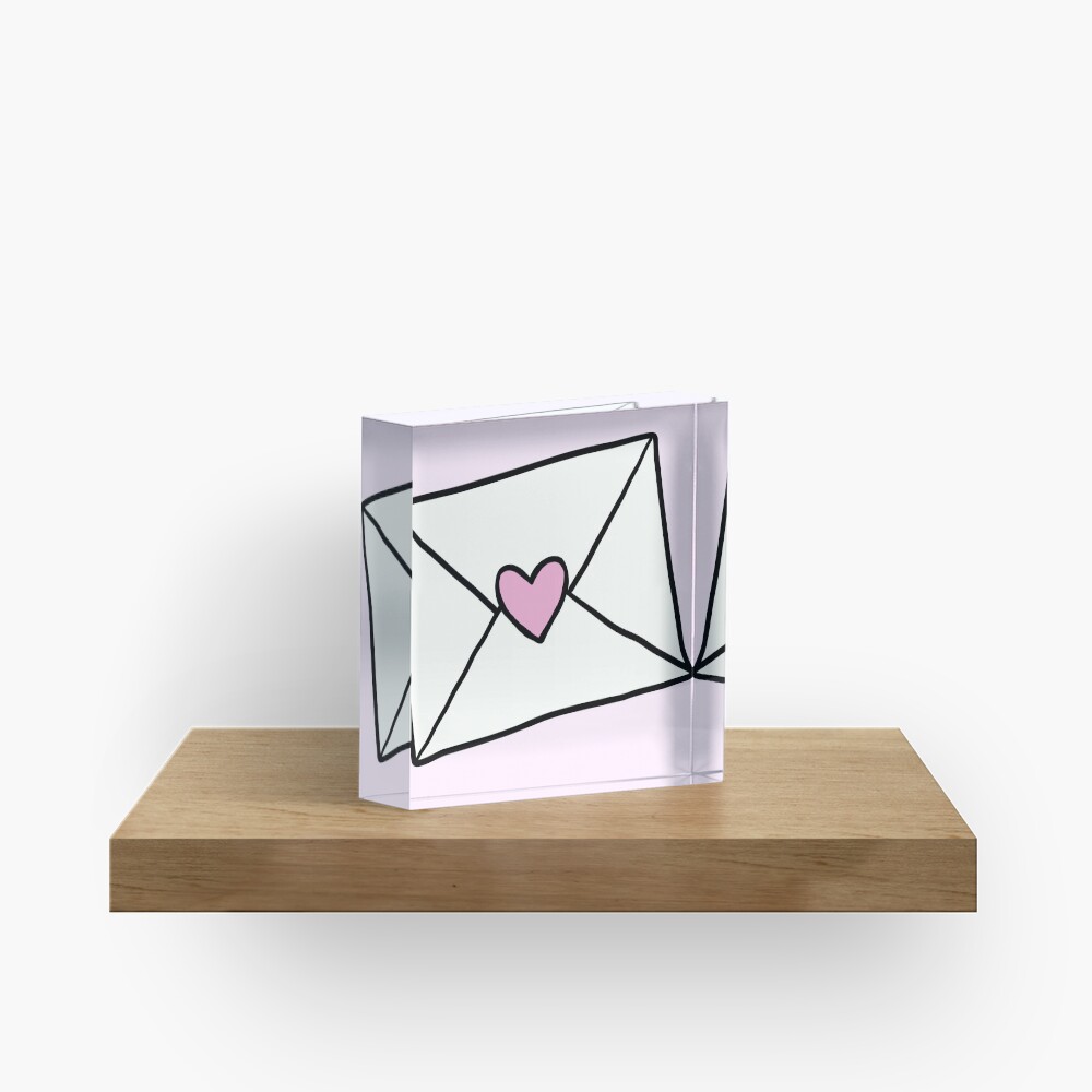 "Heart envelope" Sticker for Sale by AllysValley | Redbubble