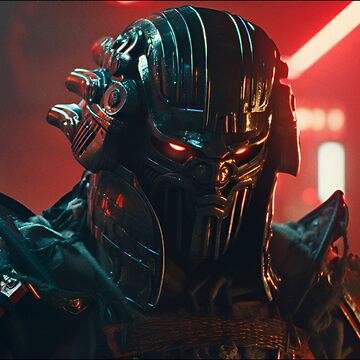 "Cyberpunk Samurai" Sticker by Robotibons | Redbubble