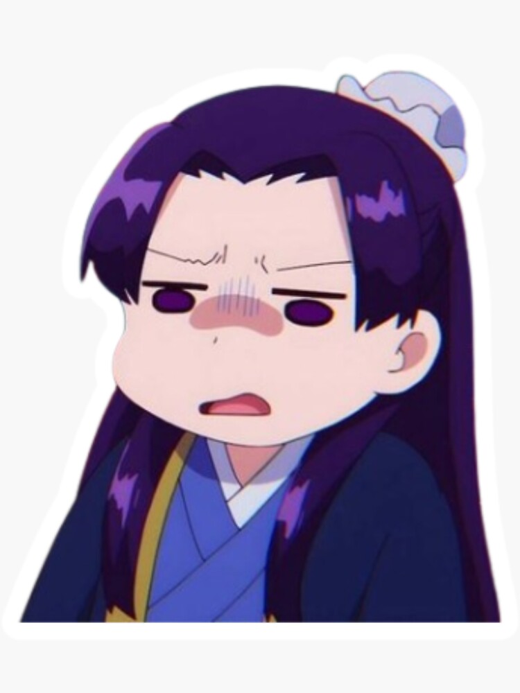 "Jinshi MaoMao ShaoMao The Apothecary Diaries What Sticker" Sticker for ...