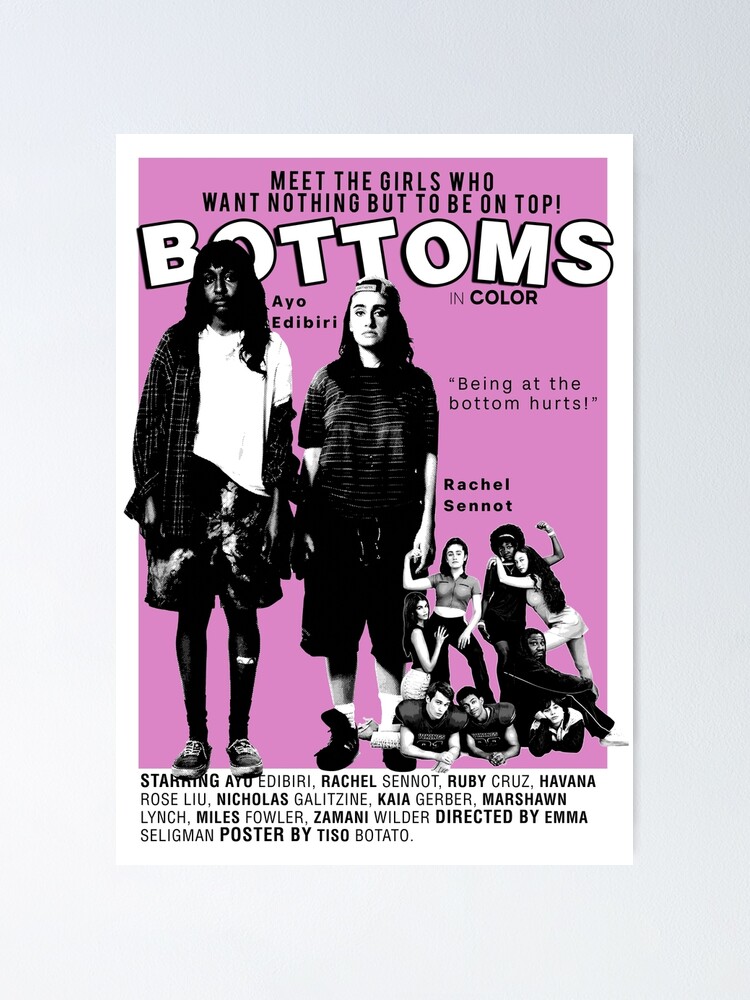 "Bottoms Retro 60s " Poster for Sale by TisoBoiteto | Redbubble