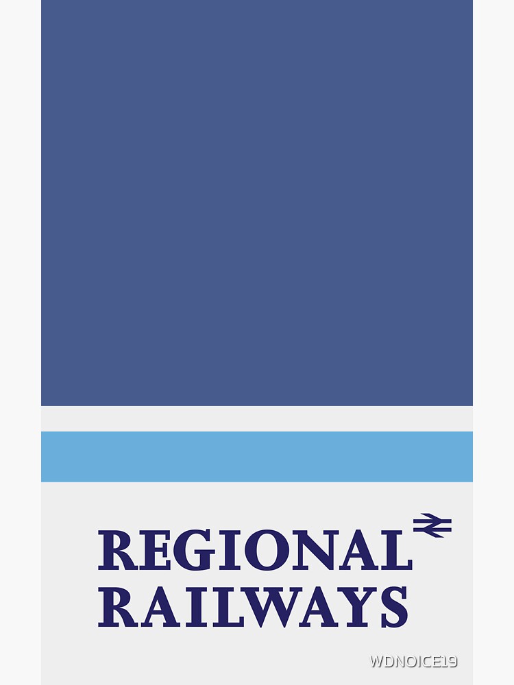 "Regional Railways" Sticker for Sale by WDNOICE19 | Redbubble