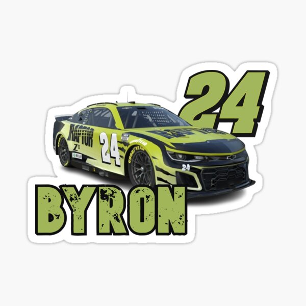 "William Byron - 2024 Raptor Scheme" Sticker for Sale by Throttle ...