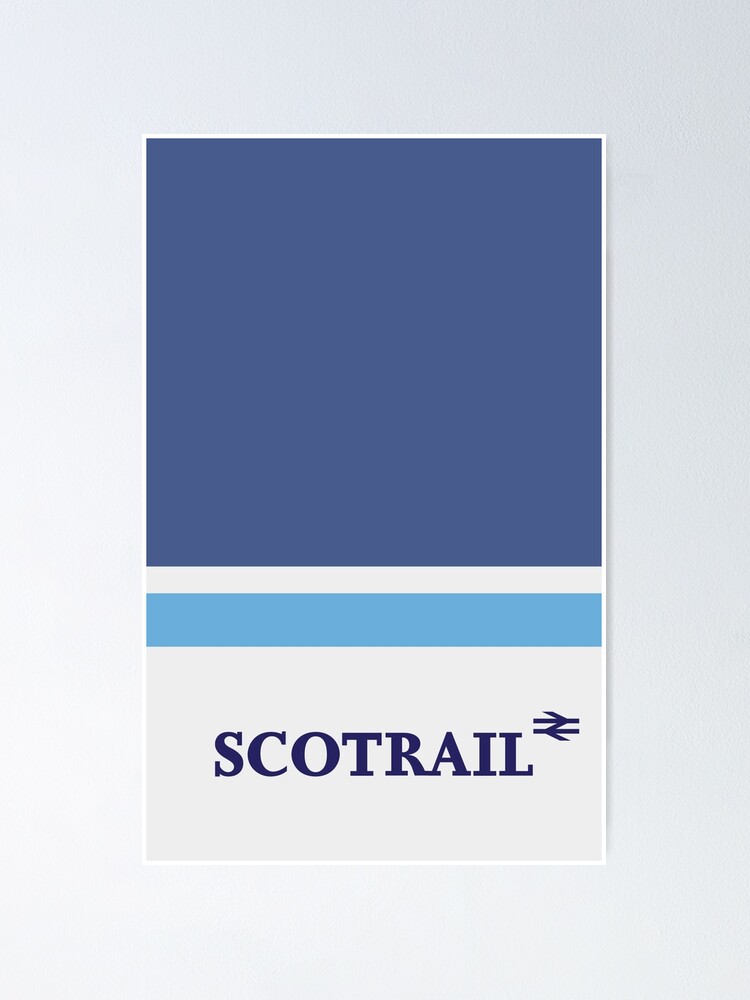 "Scotrail Serif" Poster for Sale by WDNOICE19 | Redbubble