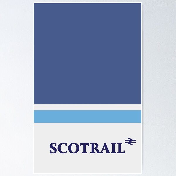 "Scotrail Serif" Poster for Sale by WDNOICE19 | Redbubble