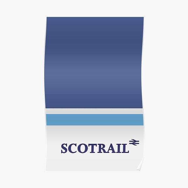 "Scotrail Serif" Poster for Sale by WDNOICE19 | Redbubble