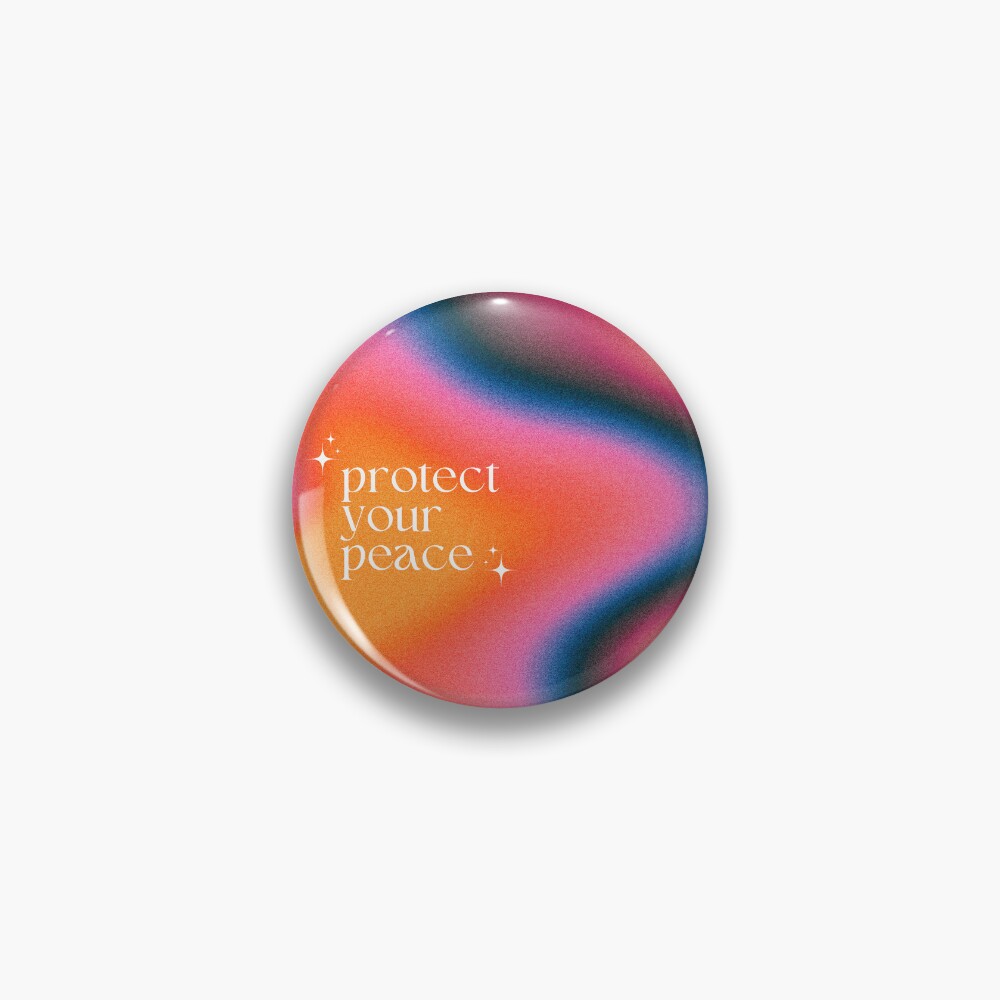 "Protect Your Peace Aura Quote" Sticker for Sale by nickiwrld | Redbubble