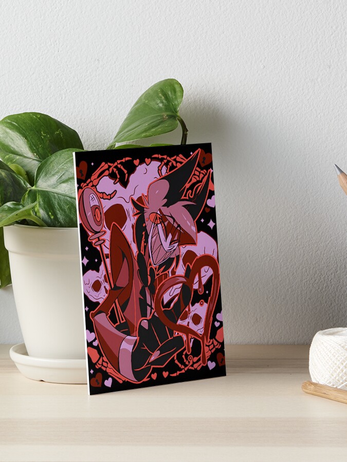 "Alastor Valentines Day - Hazbin Hotel" Art Board Print for Sale by ...