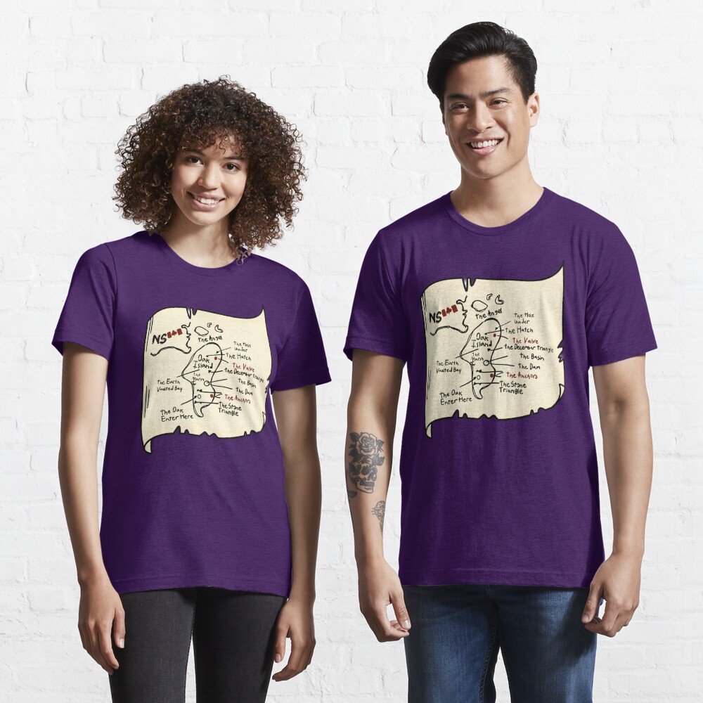 "The Curse of Oak Island Zena Halpern Map, Nova Scotia Canada" Sticker ...