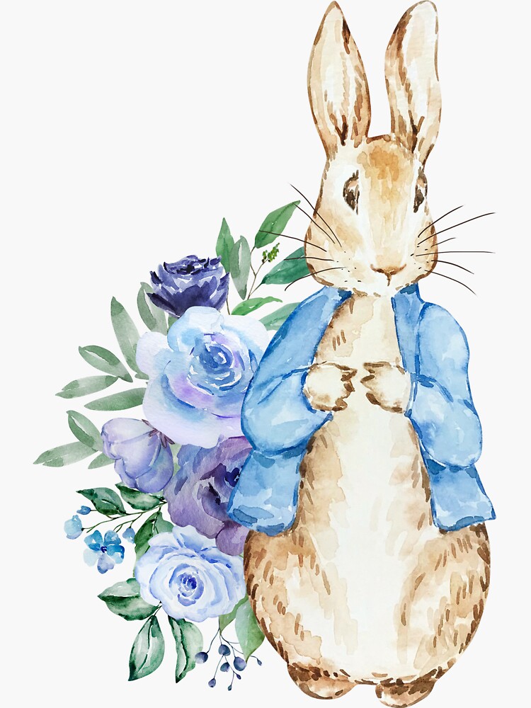 "Peter Rabbit Beatrix Potter, Nursery Characters" Sticker for Sale by ...
