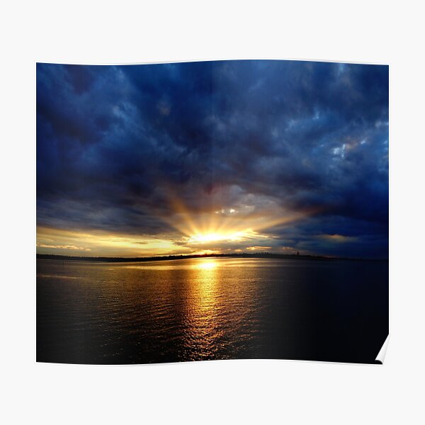 "Straddie Sunset Stradbroke Island Queensland" Poster for Sale by ...