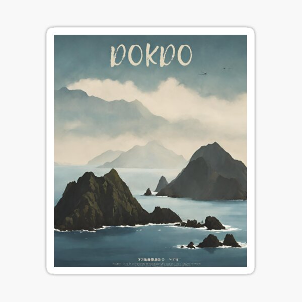 " Dokdo Photograph" Sticker for Sale by CyberArtistOne | Redbubble